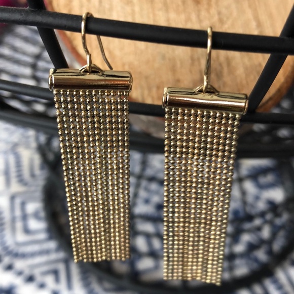 Jewelry | Kismet By Milka Style Drop Earrings Gold Tone | Poshmark